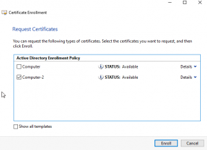 Windows CA – How to Create a Device Certificate – TCP Techs
